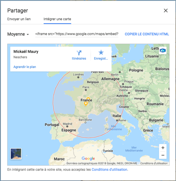 Une carte interactive sur WordPress Mickaël Maury